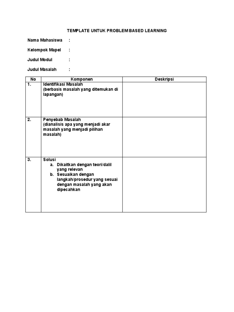 PBL Pengembangan Profesi Guru | PDF