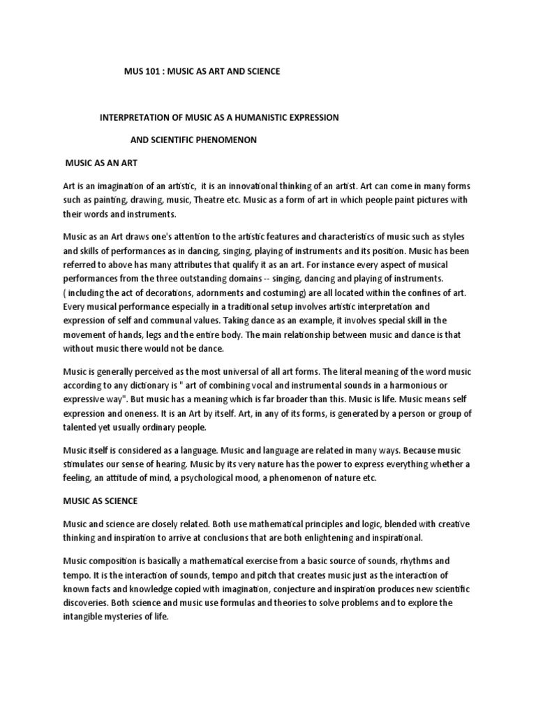 MUS 101 - MUSIC-WPS Office | PDF