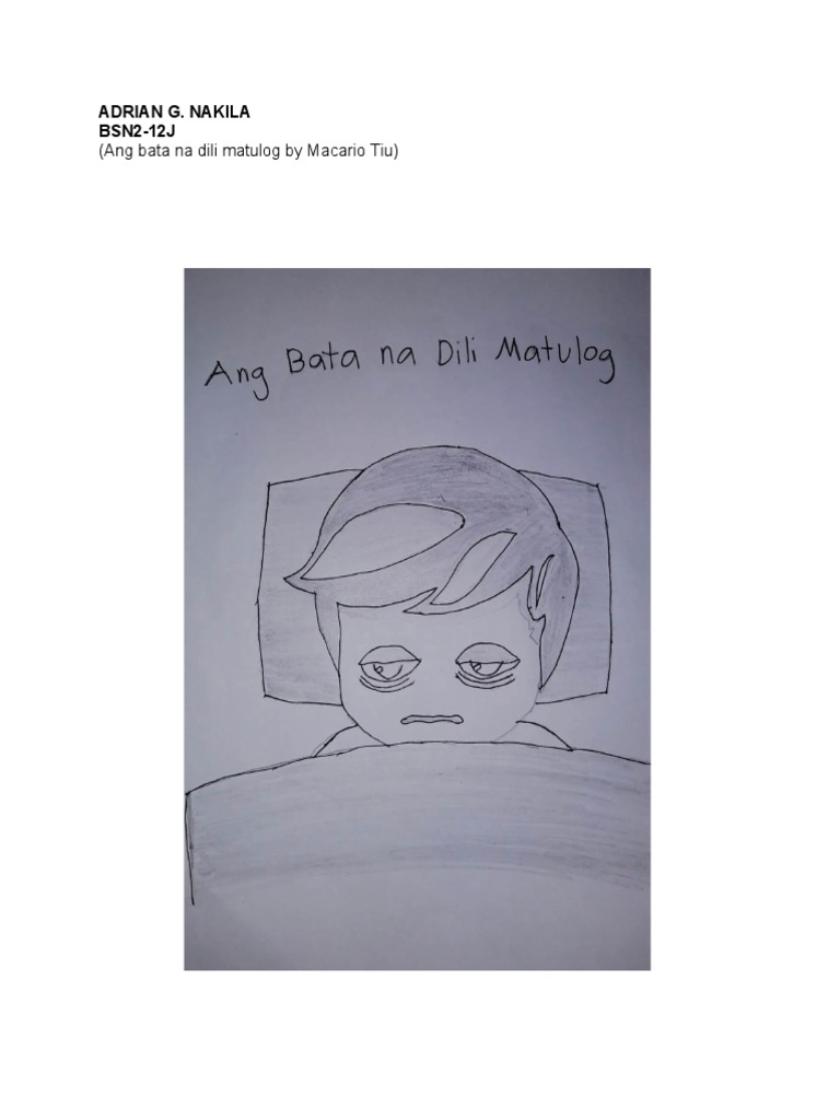ANG BATA NA DILI MATULOG | PDF