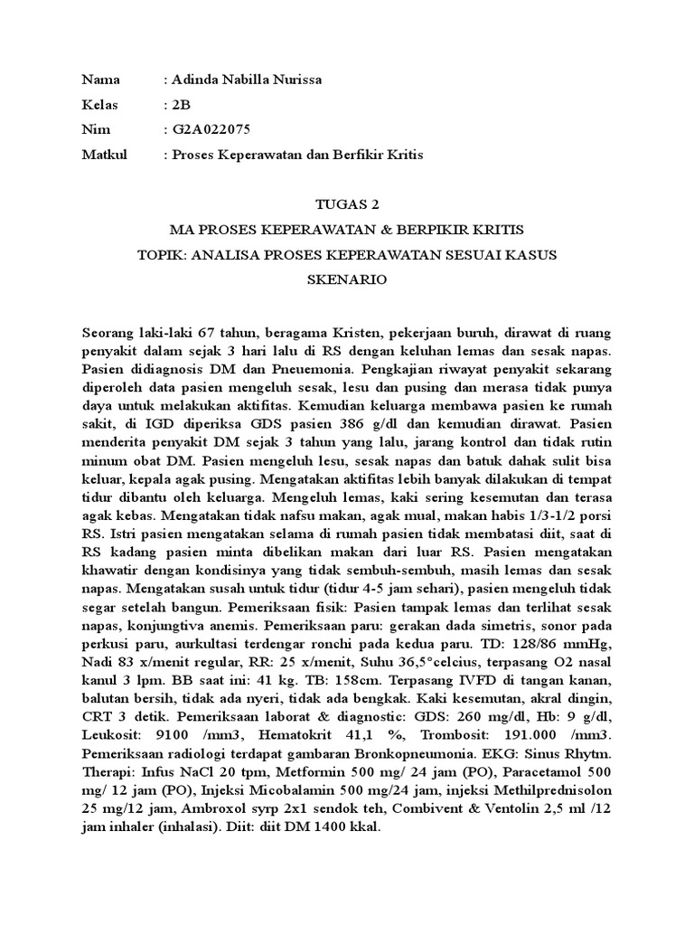 Askep. Adinda Nabilla Nurissa | PDF