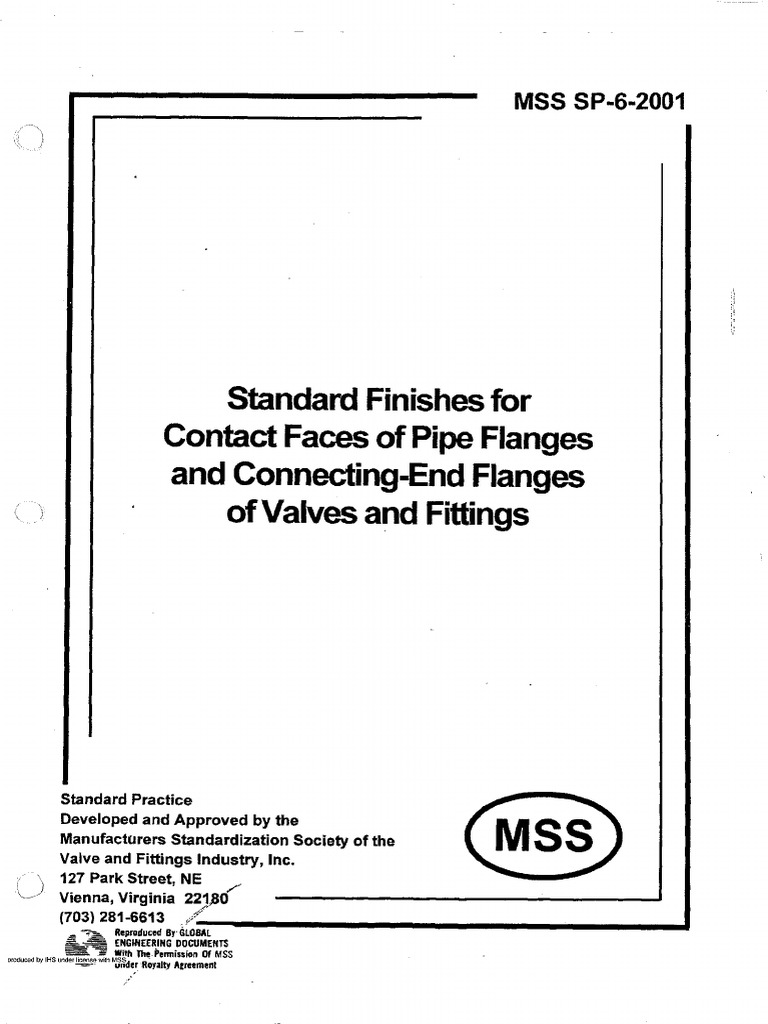 MSS SP-6-2001 | PDF