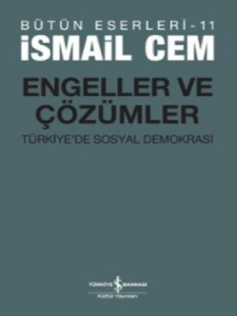 İsmail Cem - Engeller Ve Çözümler | PDF