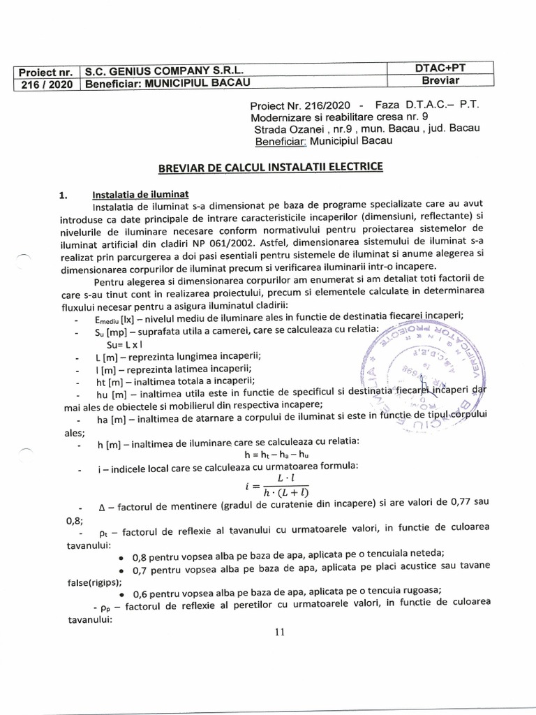 09.Partea 12 Breviar de Calcul Instalatii Electrice | PDF