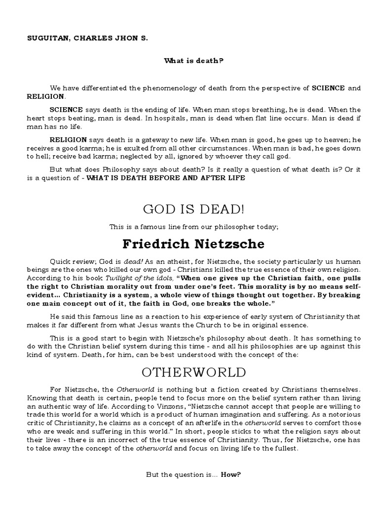 What Is Death? | PDF | Death | Metaphysics