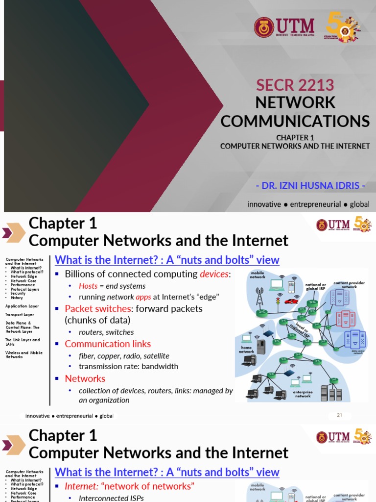 CH-1 PART-1 Netcom Utm | PDF | Computer Network | Internet