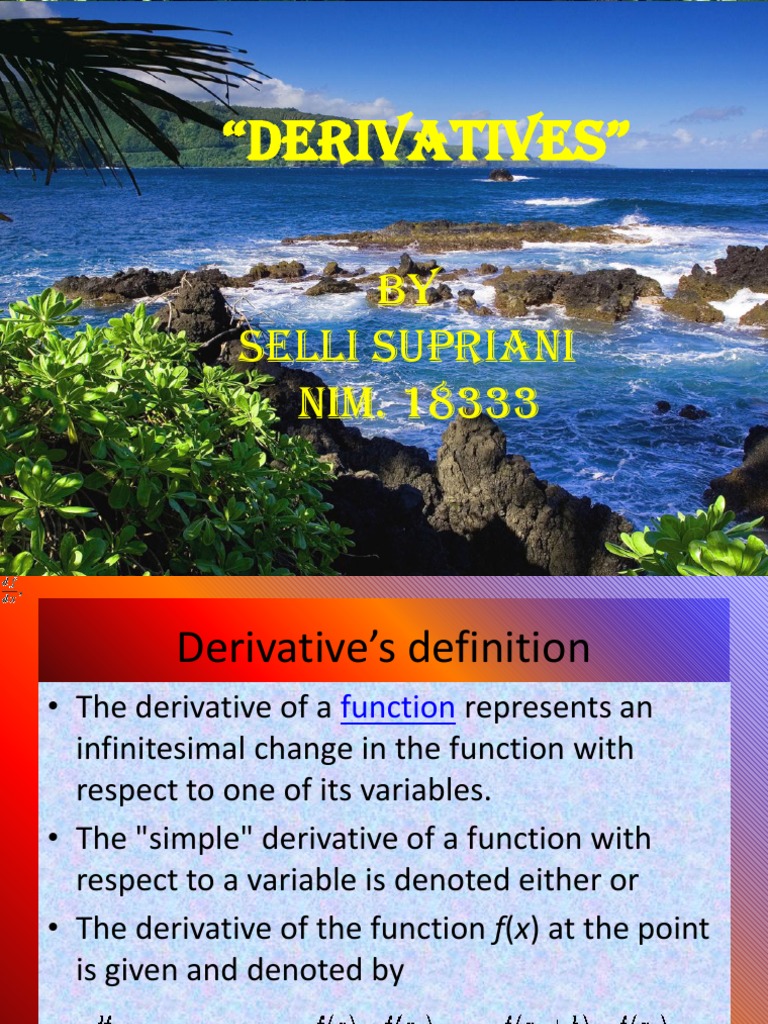 Understanding Derivatives in Calculus | PDF