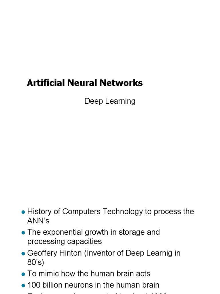 ANN Self Slides | PDF | Artificial Neural Network | Applied Mathematics