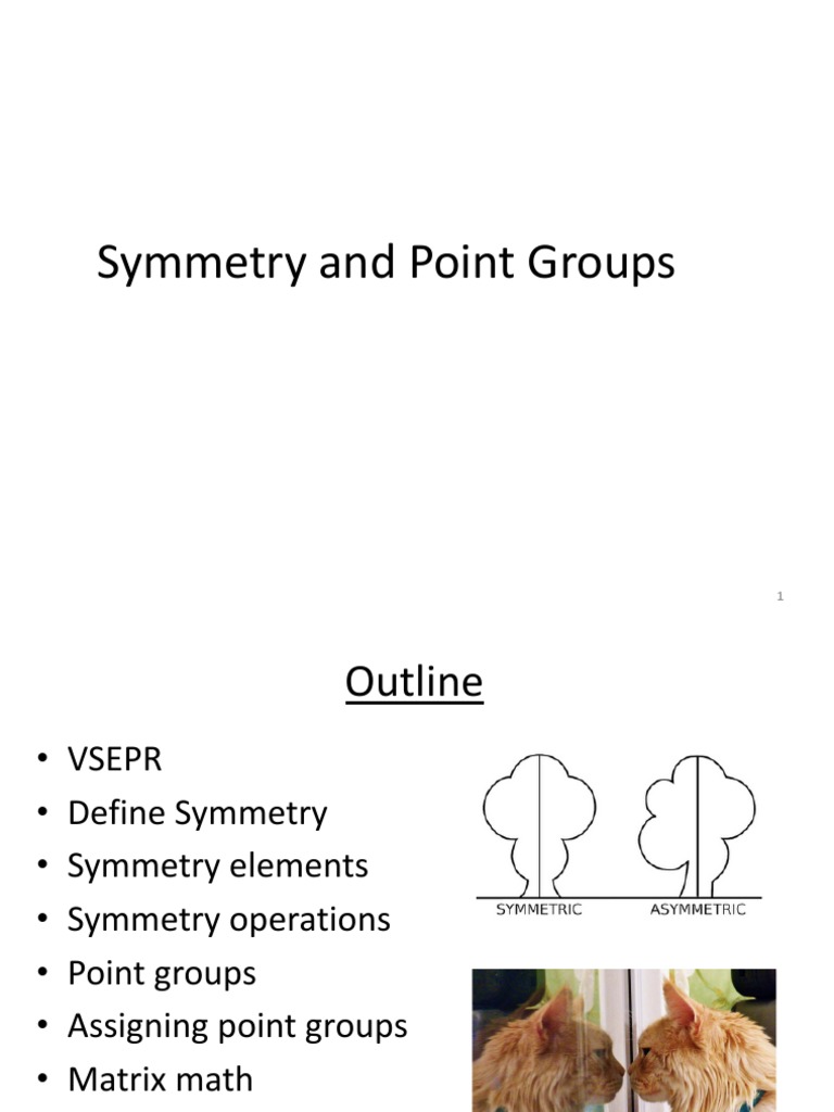 Molecular Symmetry | PDF | Matrix (Mathematics) | Algebra