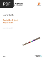 Cambridge O Level Physics Syllabus | PDF | Force | Acceleration