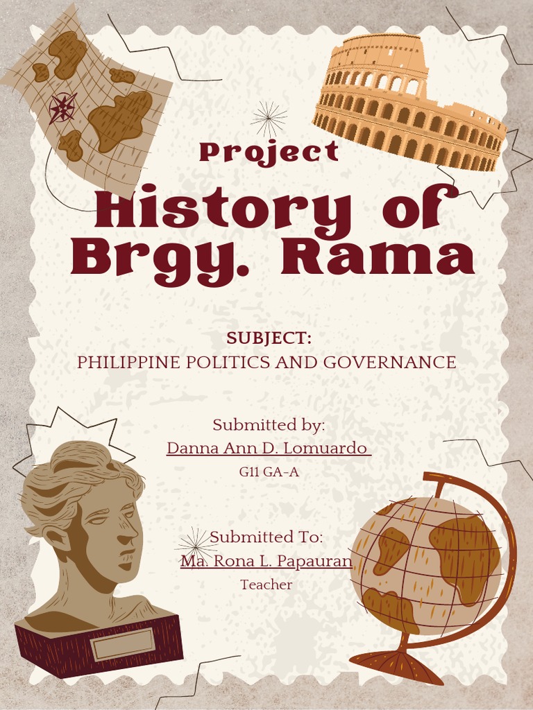 Grey and Beige Vintage History Project Report Cover A4 Document | PDF