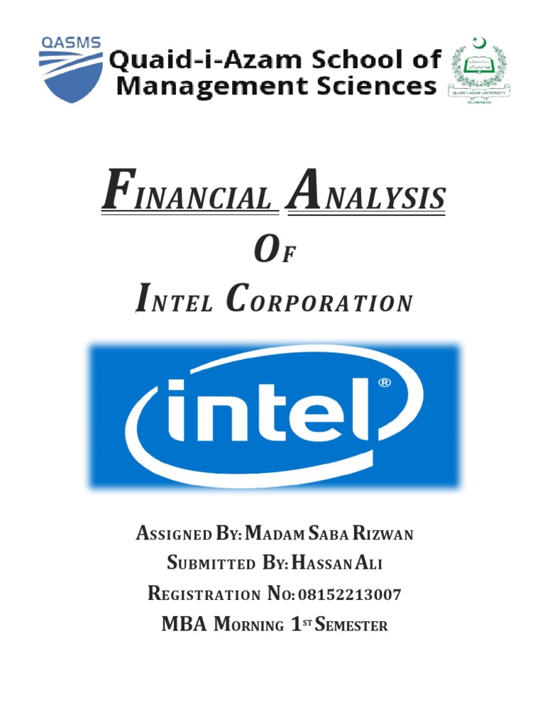 Financial Analysis of Intel | PDF | Revenue | Intel