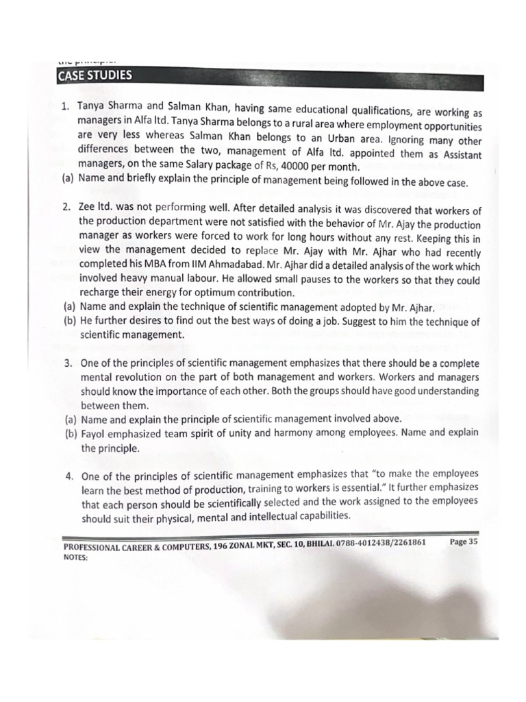 Case Studies-1 | PDF