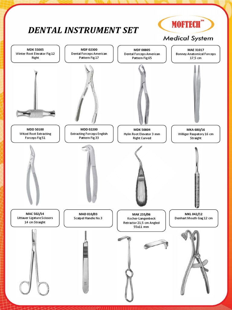 Brosur Dental Instruments | Download Free PDF | Surgery | Medical Equipment