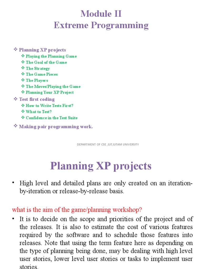 Unit-2 XP Last 3 Topics | PDF | Unit Testing | Computer Programming