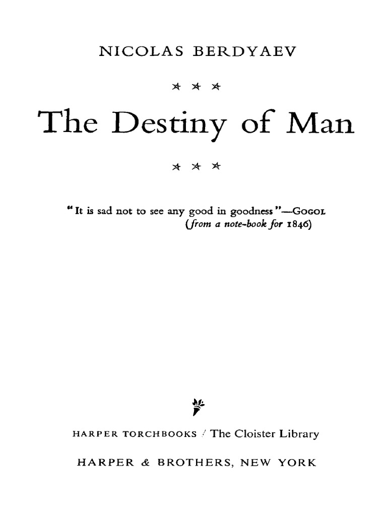 The Destiny of Man (PDFDrive) | PDF | Knowledge | Transcendence ...