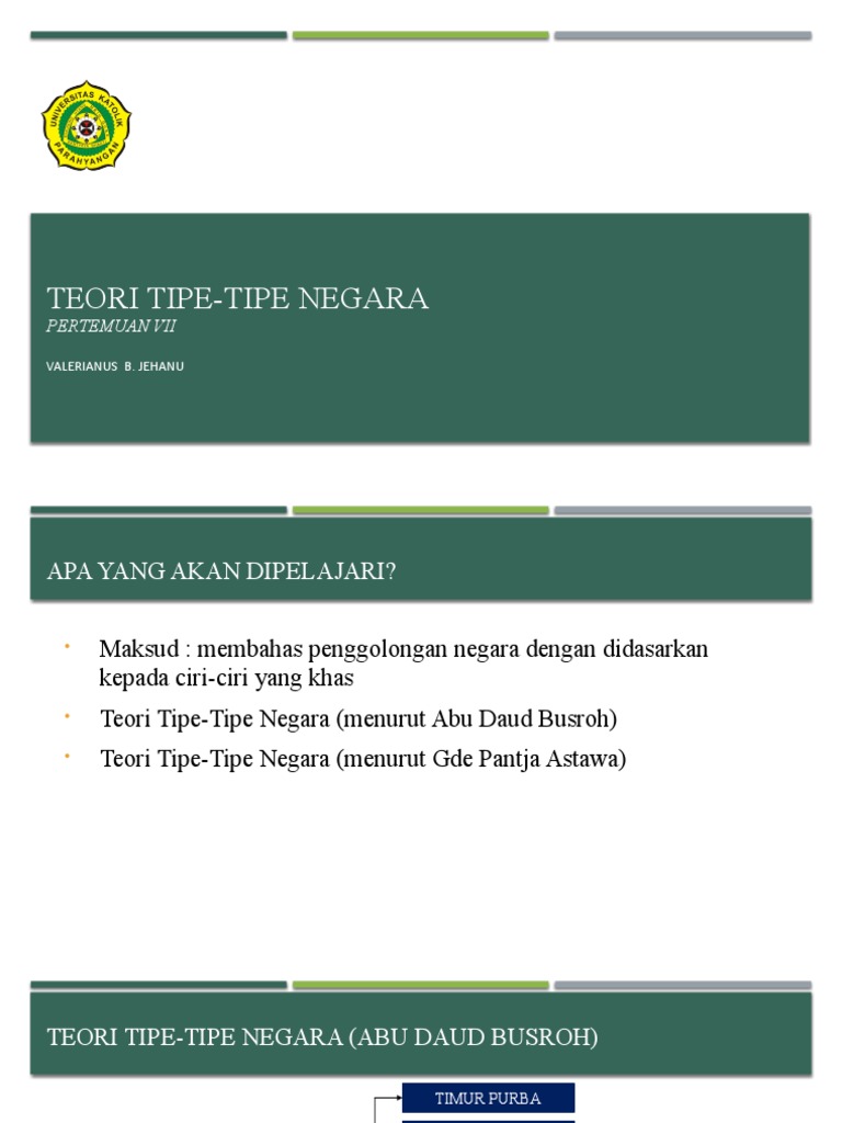 Tipe-Tipe Negara | PDF