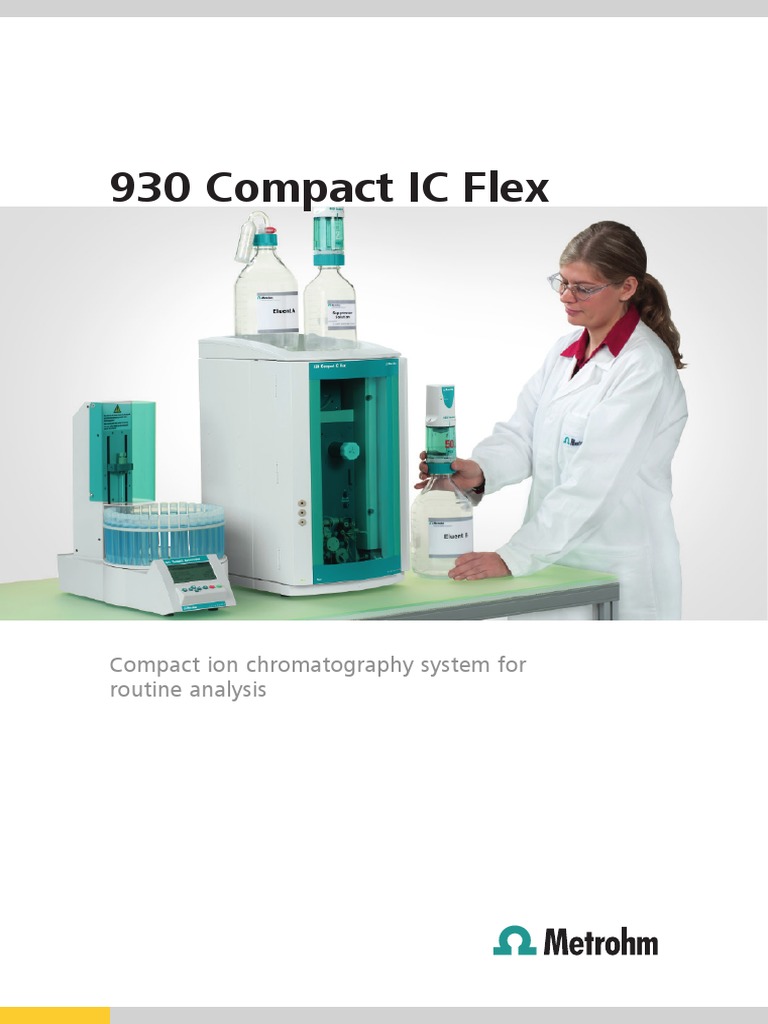 Metrohm 930 Compact IC Flex Overview | PDF | Science & Mathematics