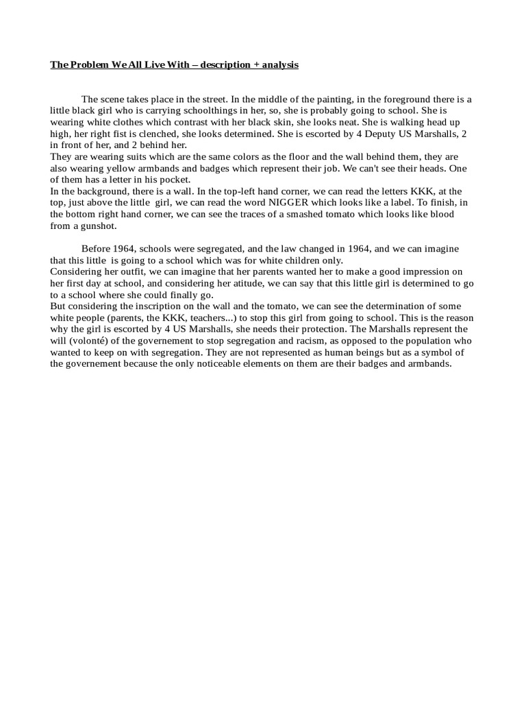 TPWALW Description + Analysis | PDF