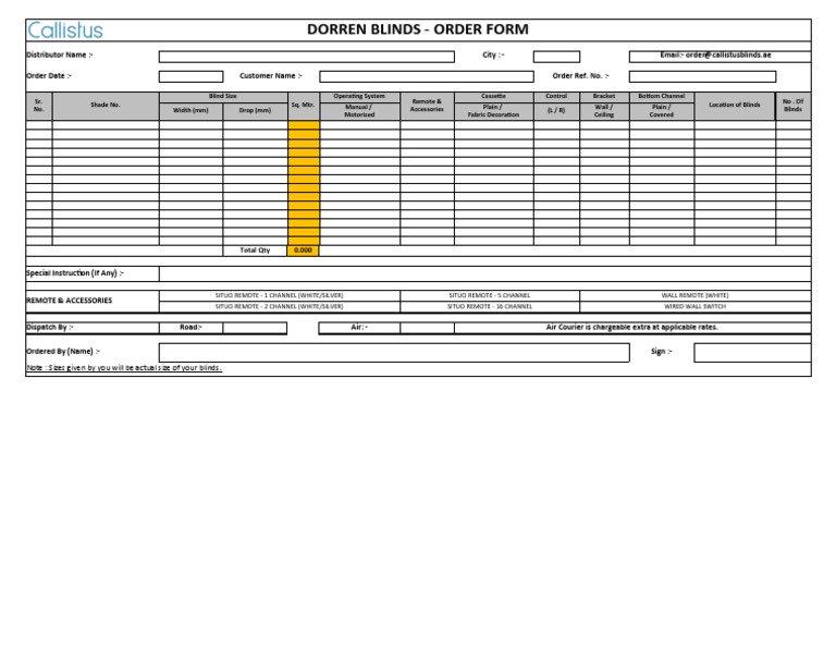 Dorren Blinds - Updated | PDF