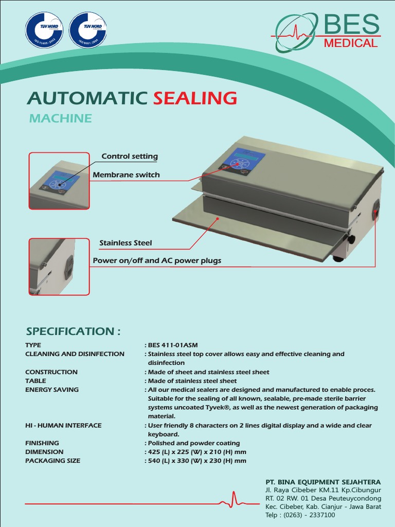 Brosur Automatic Sealing Machine | PDF