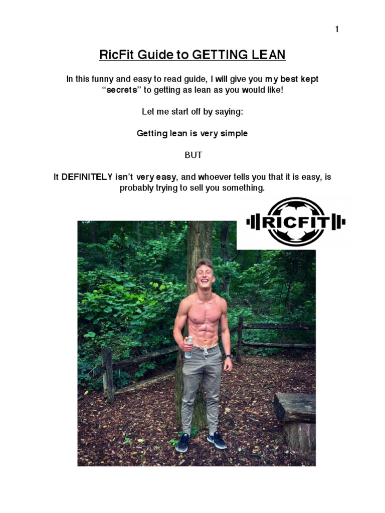RicFit-Guide-To-Getting-Lean | PDF | Nutrients | Chocolate