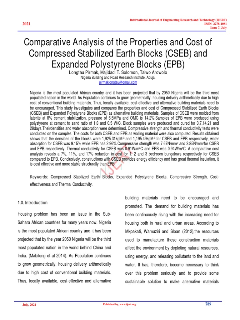 CSEB and EPS Comparison | PDF