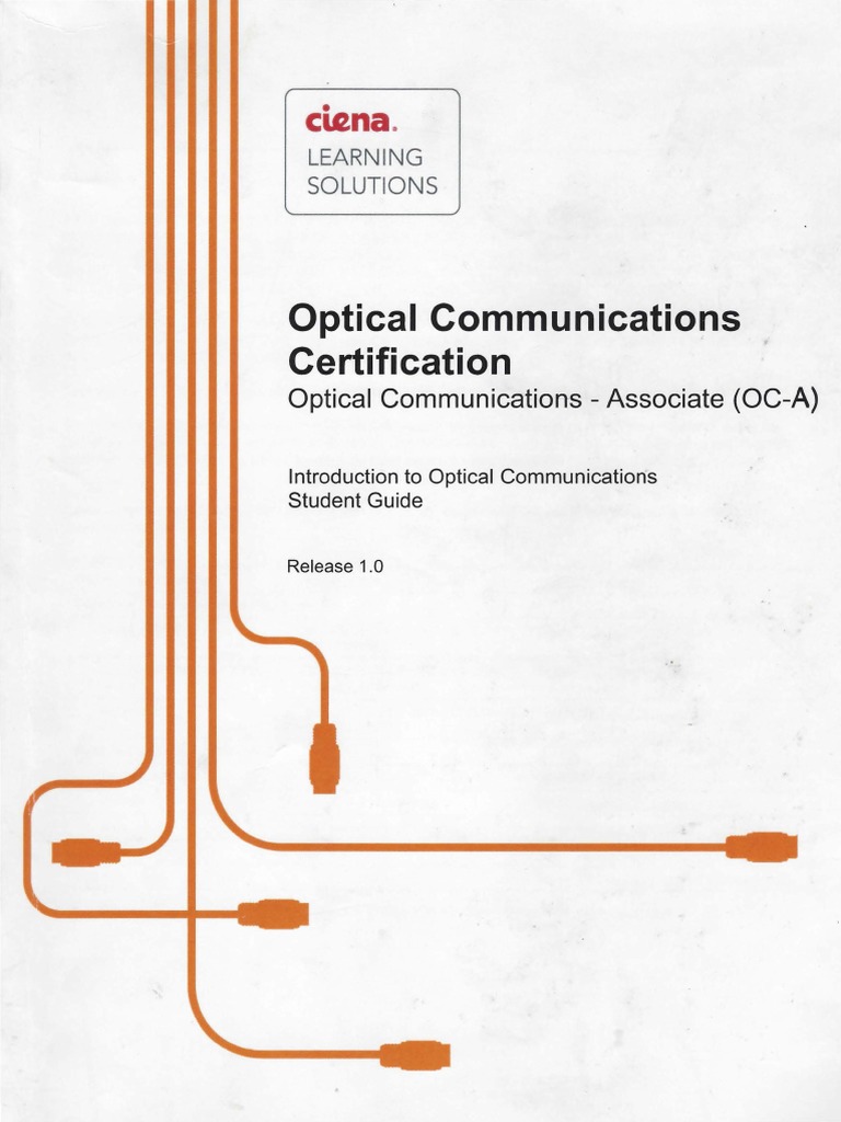Optical Communications Certification: Cuzna | PDF | Wavelength Division Multiplexing | Optical Fiber