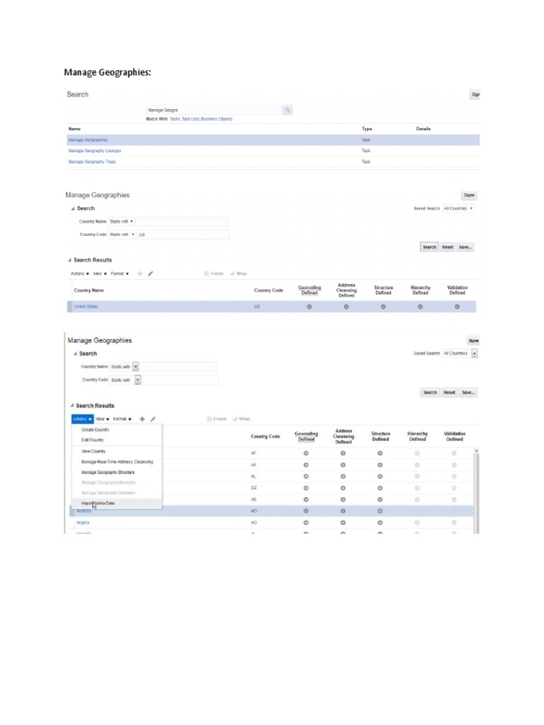 Manage Geographies Pdf Databases Comma Separated Values 