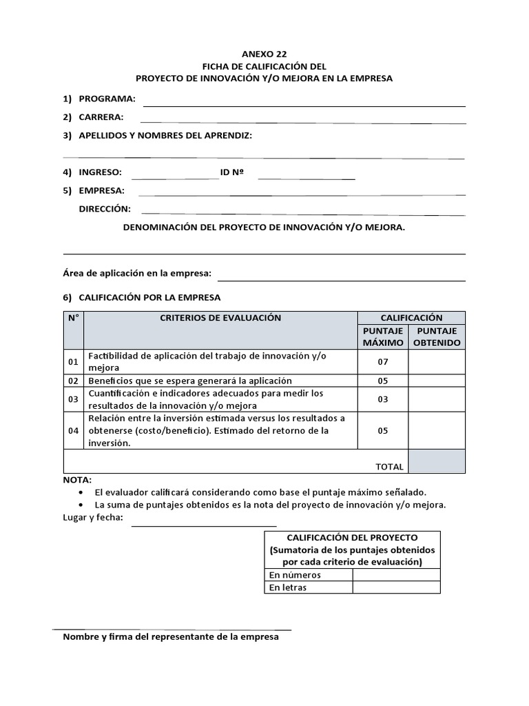 Anexo 22 Ficha2 | PDF