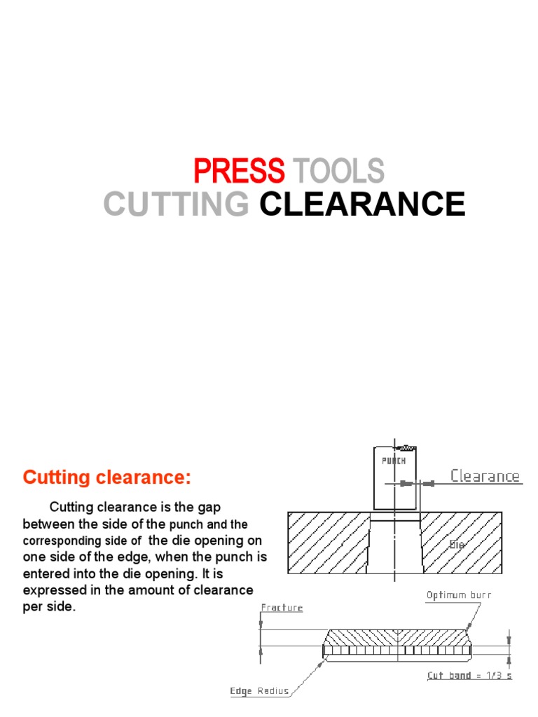 04 Cutting Clearance | Download Free PDF | Continuum Mechanics | Materials
