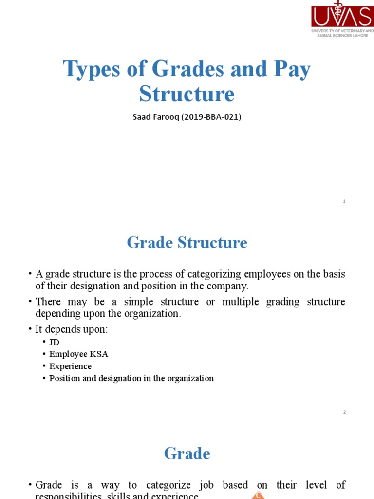 Types of Grades and Pay Structure | PDF | Salary | Employment
