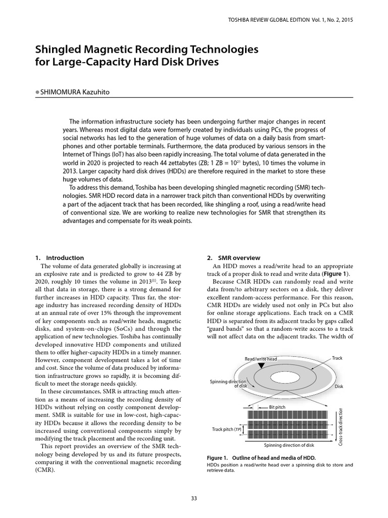 SMR Tech HDD | PDF | Hard Disk Drive | Computer Data Storage