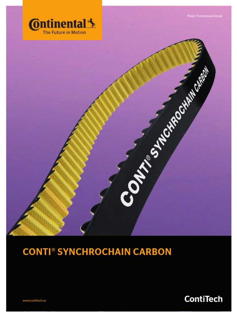 Contitech Synchrochain Carbon | PDF | Belt (Mechanical) | Mechanical ...