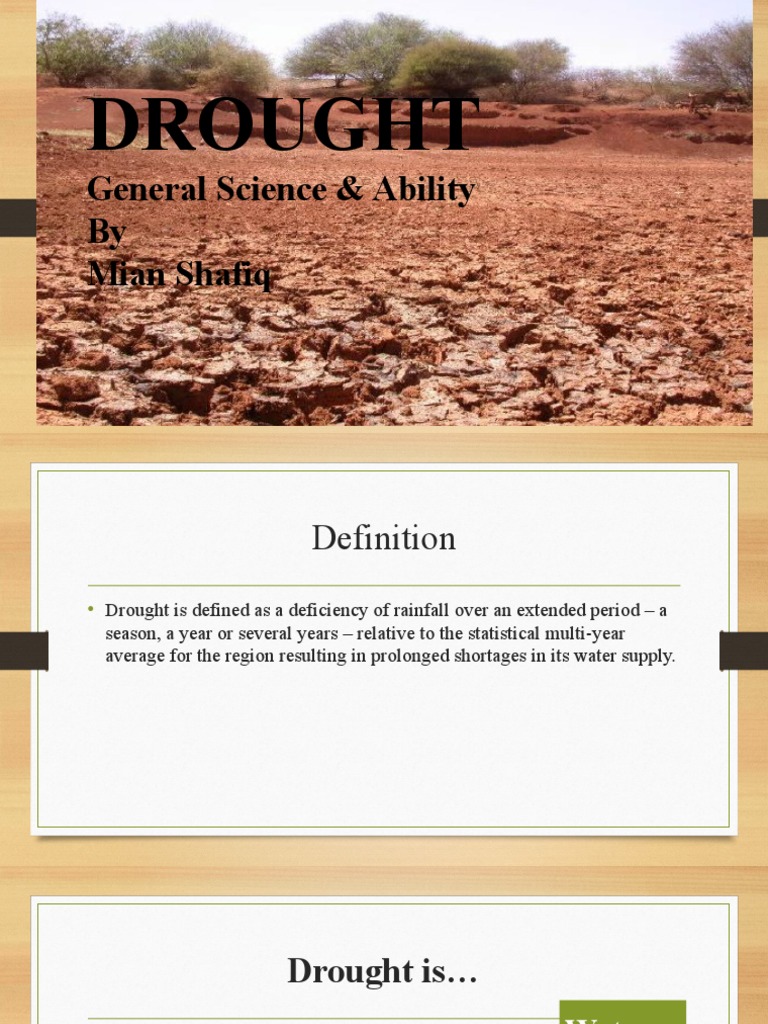 Drought | Download Free PDF | Drought | Water