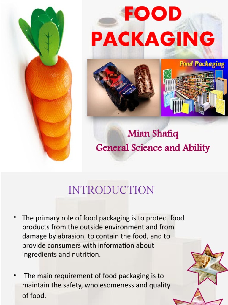 Importance of Food Packaging & Labelling | PDF | Paperboard | Paper