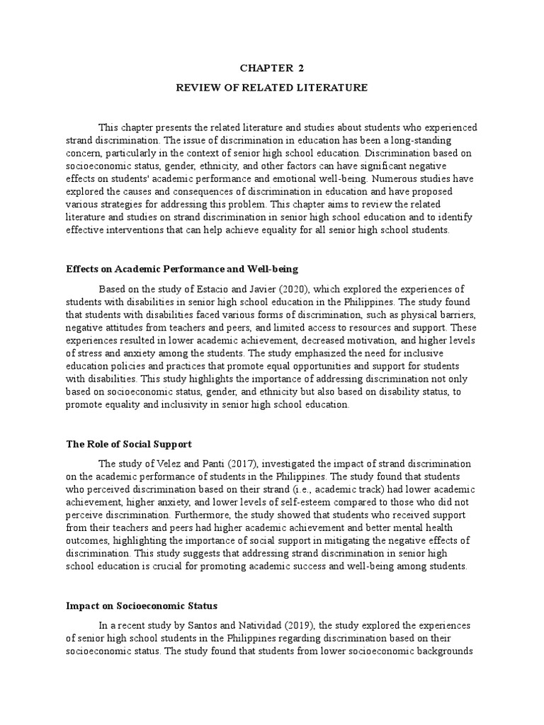 RRLLL | PDF | Socioeconomic Status | Discrimination