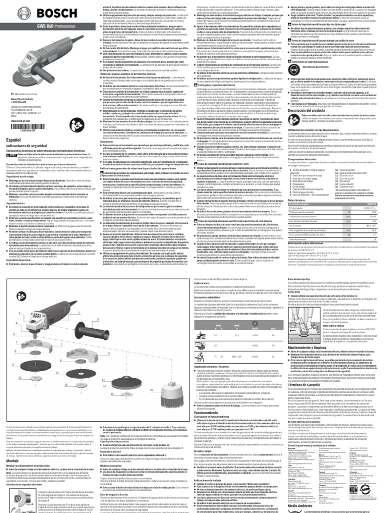 Seguridad en Herramientas Eléctricas | PDF | Abrasivo | Herramientas