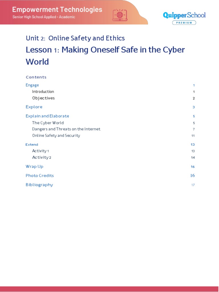 ETECH Lesson 2. | PDF | Malware | Computer Virus