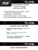 Quality Model of Joseph Juran | PDF | Quality Management | Goal