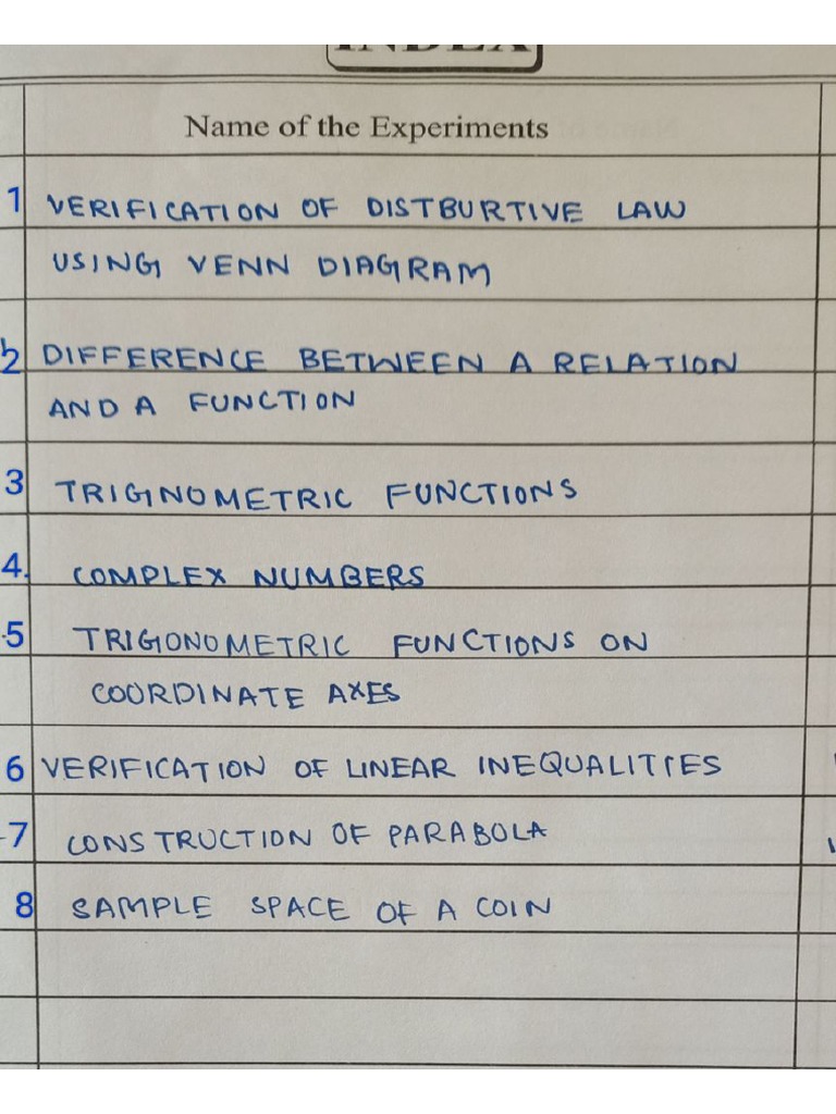 11maths Record | PDF