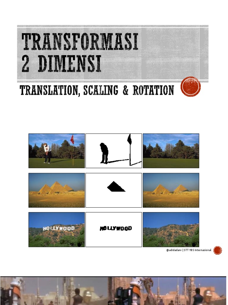 Transformasi 2 Dimensi | PDF
