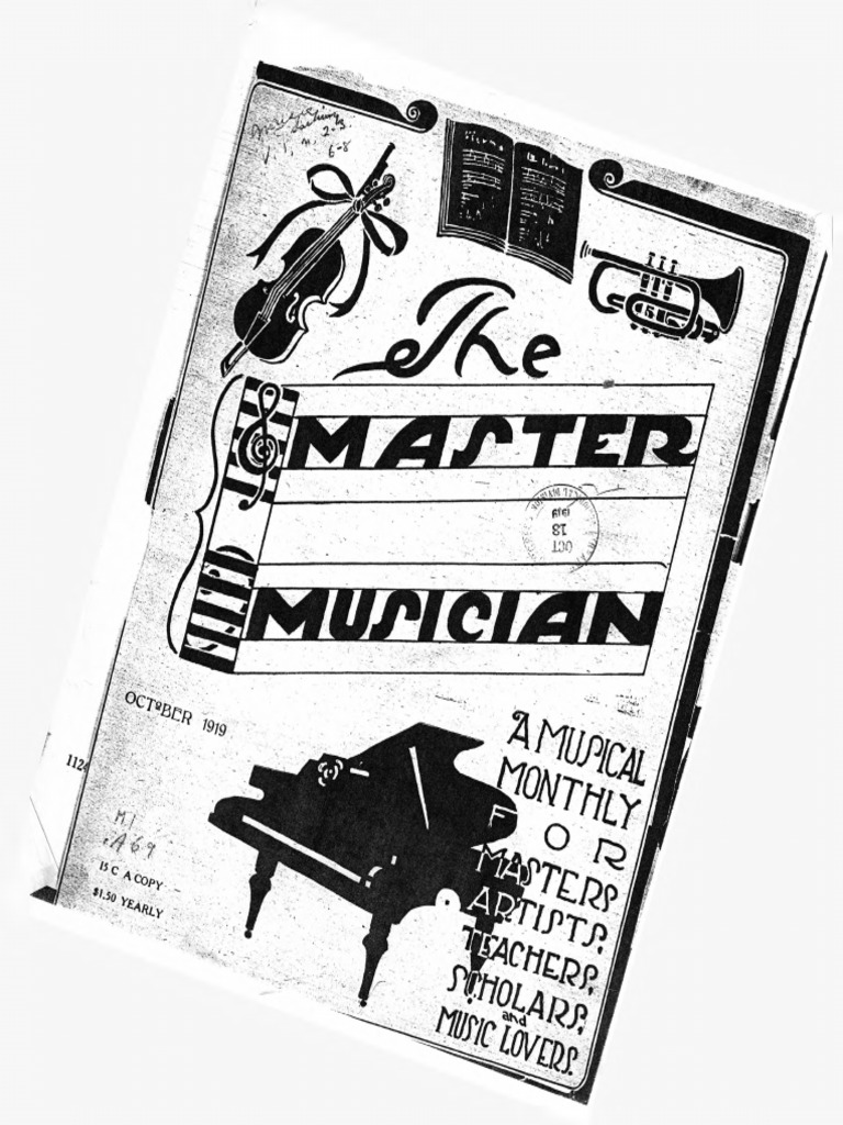 Master Musician Oct 1919 | PDF