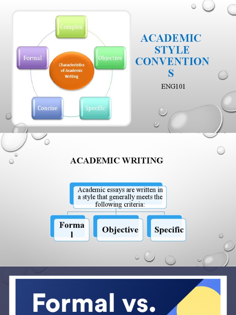 Academic Writing Style Guide | PDF | Sentence (Linguistics) | Semantic ...