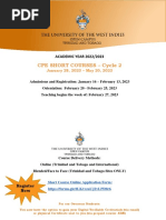 The Mico Academic Calendar 2021-2026 | PDF | Academic Term | Schools