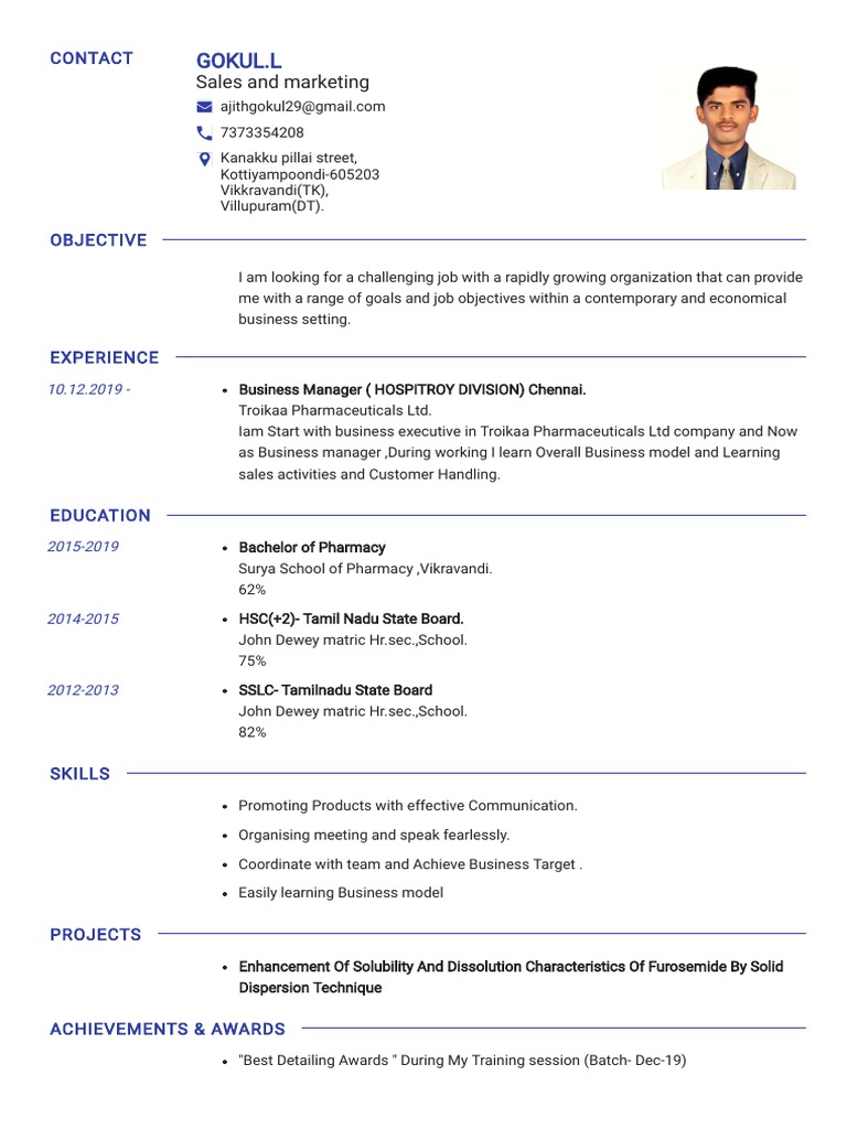 Gokul CV2023 | PDF
