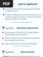 Manual AppSheet 2022 Actualizado | PDF | Bases de datos | Software de la aplicacion