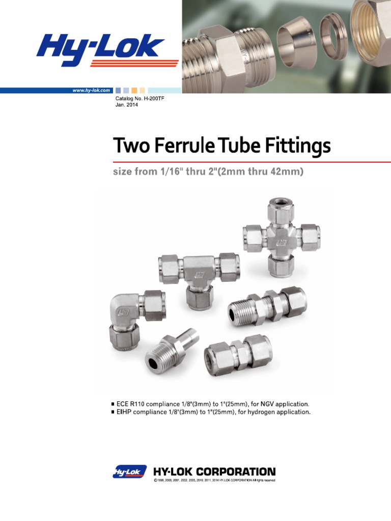 Hy Lok Tube Fittings | PDF