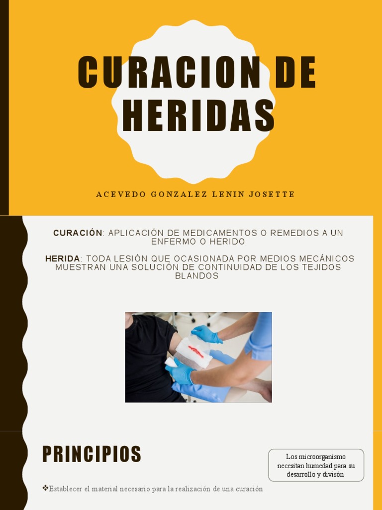 CURACION DE HERIDAS | PDF | Herida | Medicina
