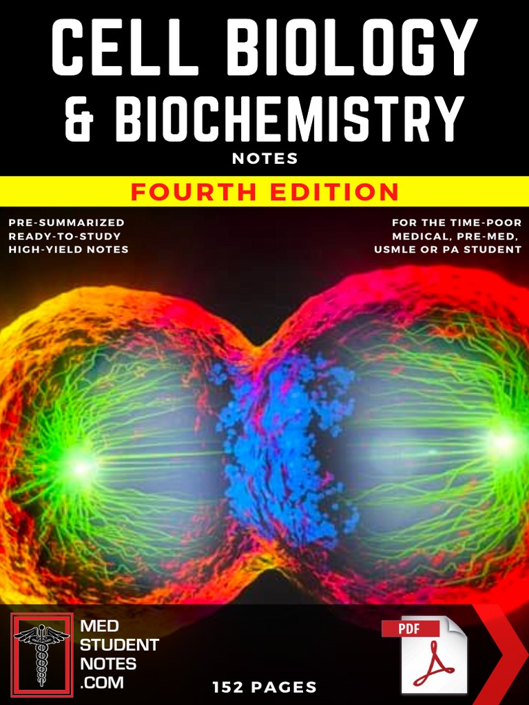Cell Biology and Biochemistry - 4th - Ed | PDF