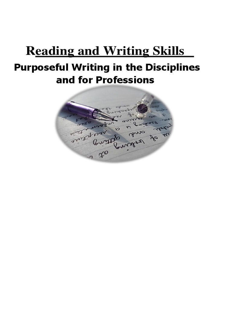 Rws Purposeful Writing Pdf Mentorship Survey Methodology